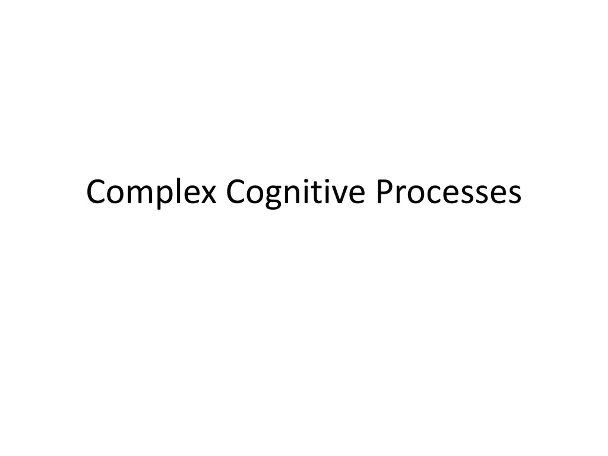 PPT - Complex Cognitive Processes in Concept Teaching PowerPoint ...