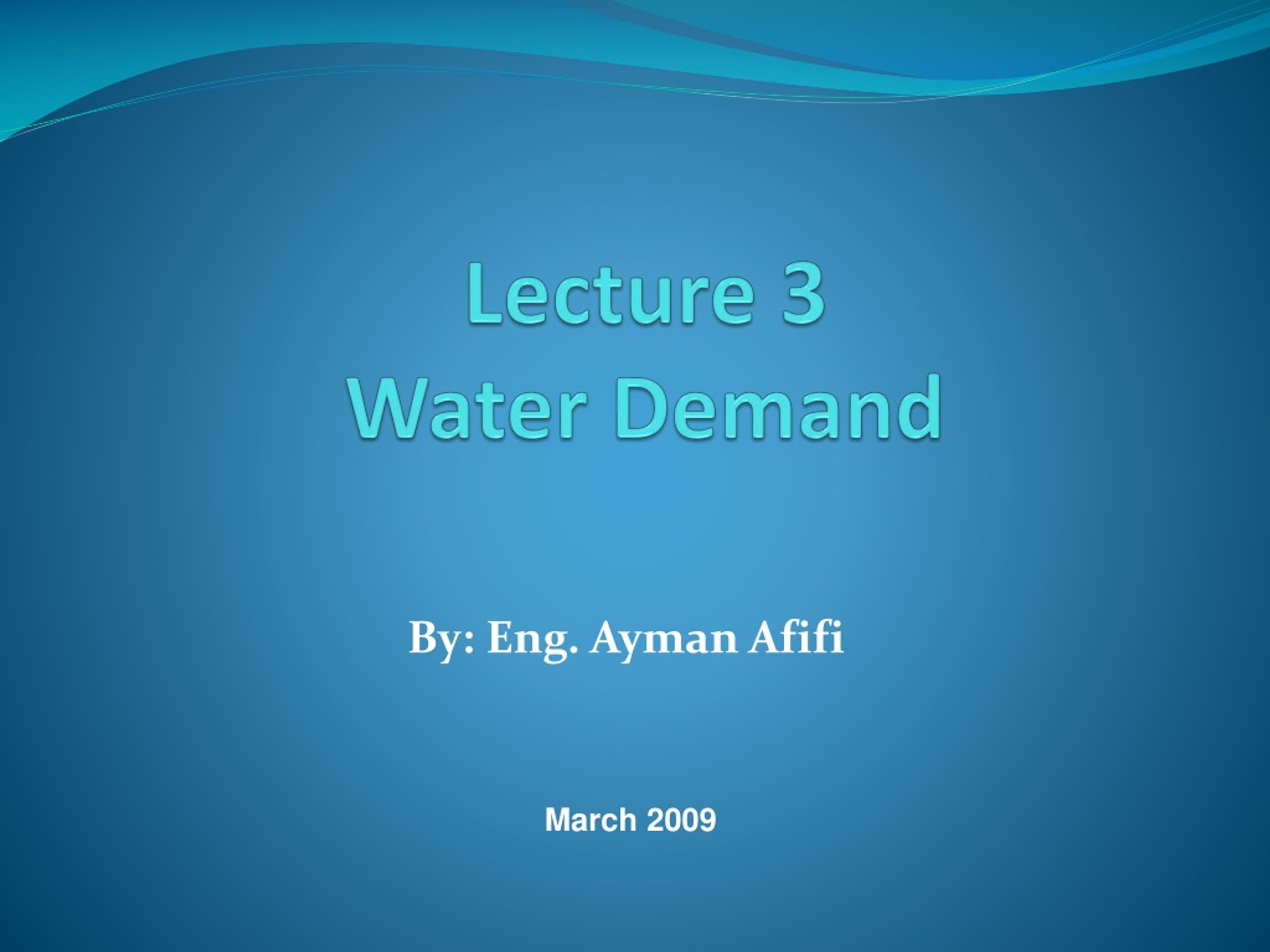 PPT - Factors Influencing Water Demand and Consumption Patterns ...