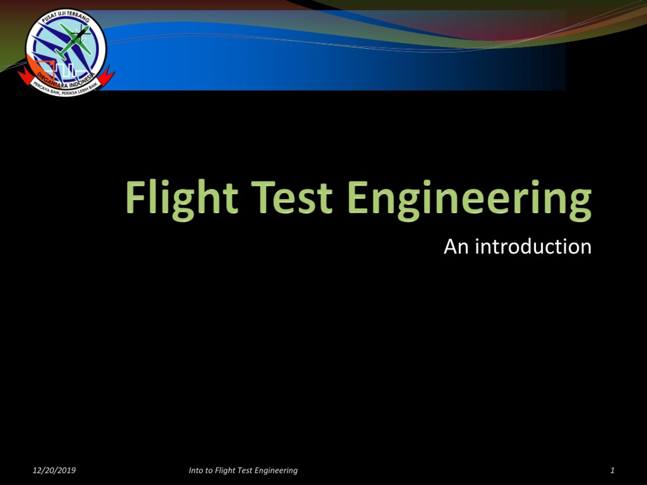 PPT - Flight Test Engineering PowerPoint Presentation, free download ...