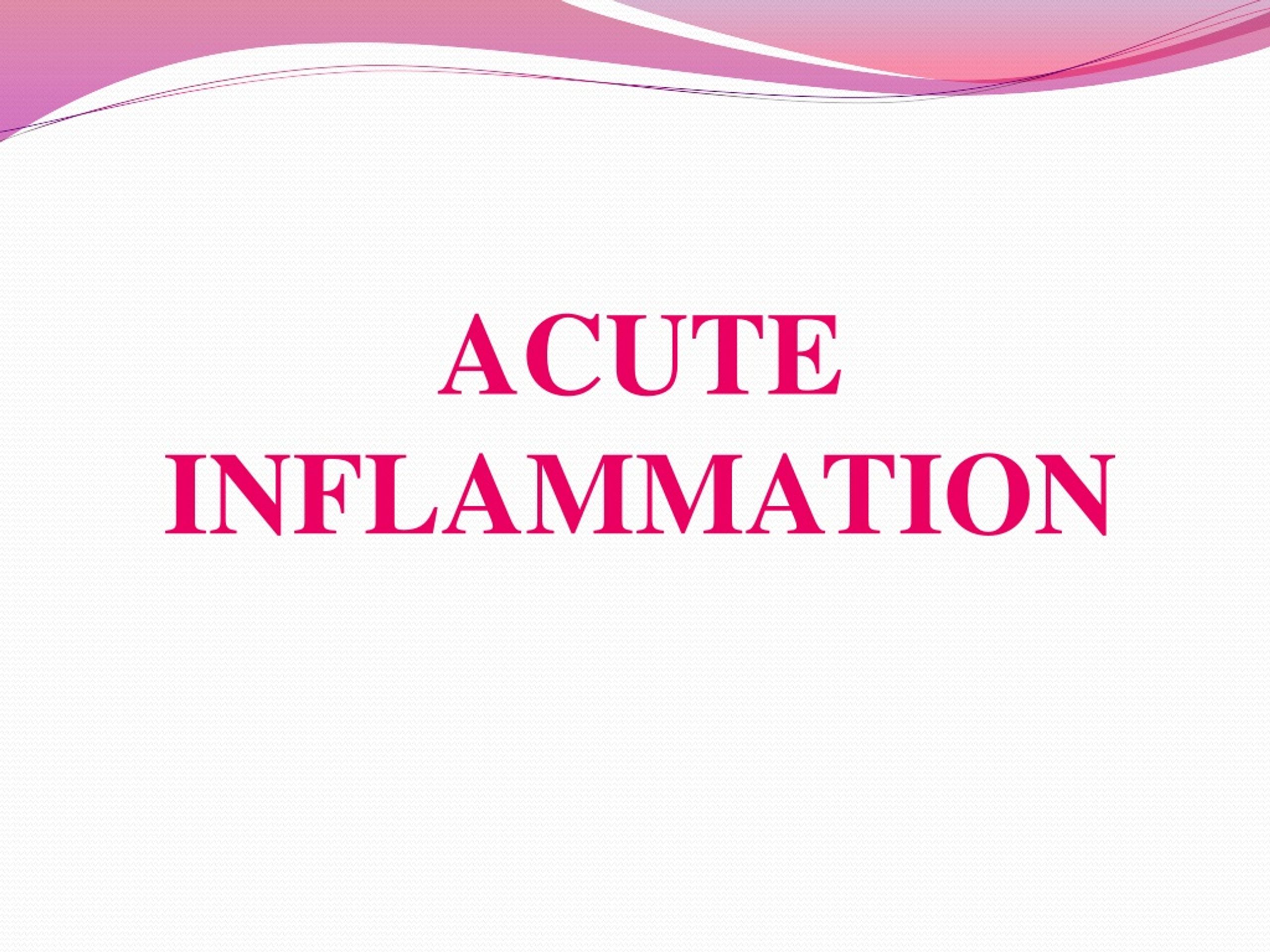 PPT - ACUTE INFLAMMATION PowerPoint Presentation, free download - ID ...