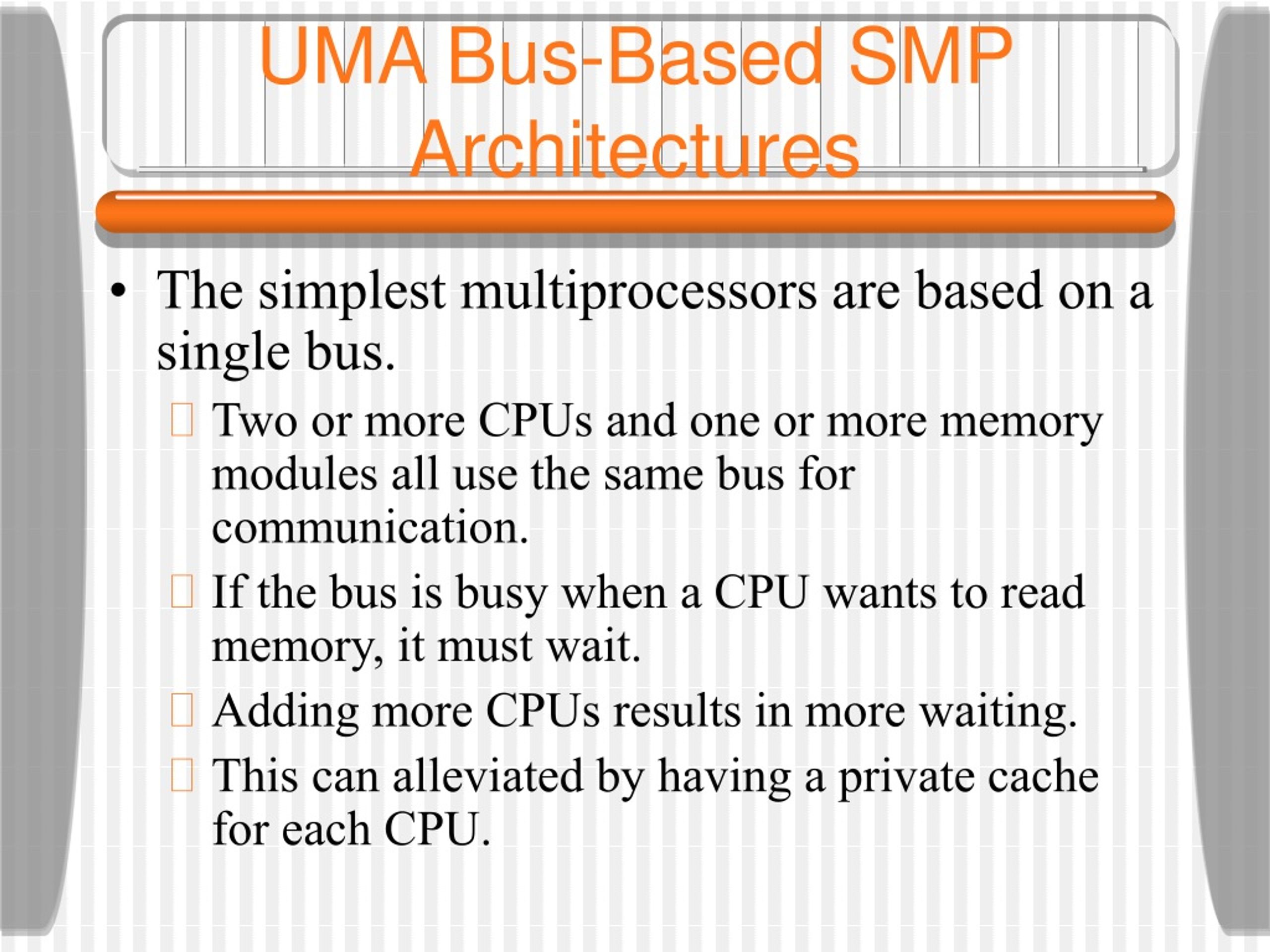 PPT - UMA Bus-Based SMP Architectures PowerPoint Presentation, free ...