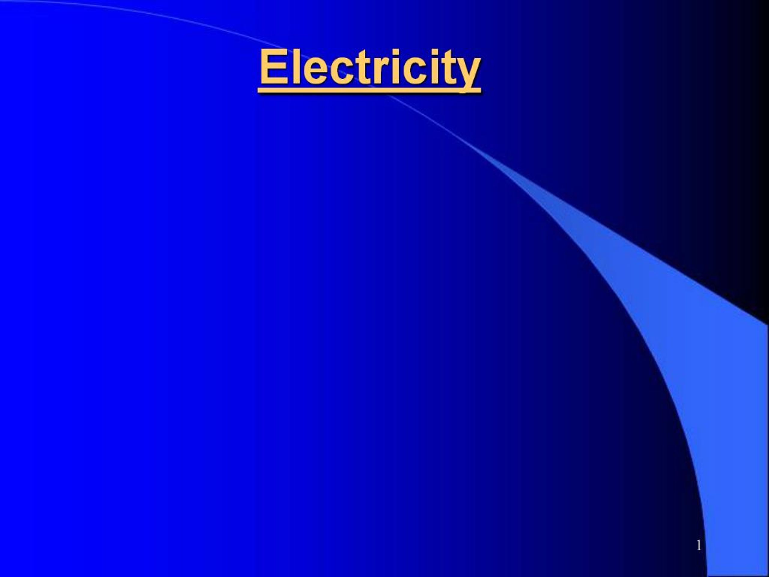 PPT - Electricity PowerPoint Presentation, free download - ID:922801