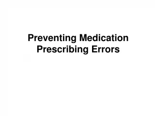 PPT - Medication Errors PowerPoint Presentation, free download - ID:9182110