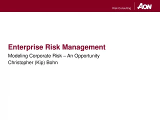 PPT - ENTERPRISE RISK MANAGEMENT (ERM) PowerPoint Presentation, free ...