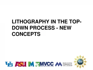 PPT - Lithography In the Top-Down Process - Basics PowerPoint ...