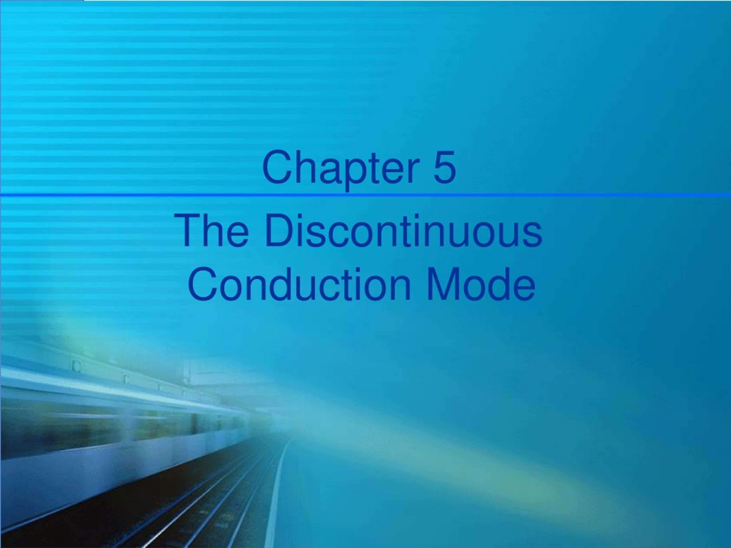PPT - Understanding the Discontinuous Conduction Mode in DC-DC ...