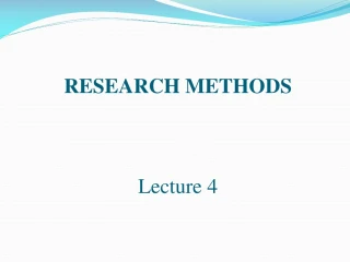 PPT - Chapter 4 Research Methods PowerPoint Presentation, free download ...