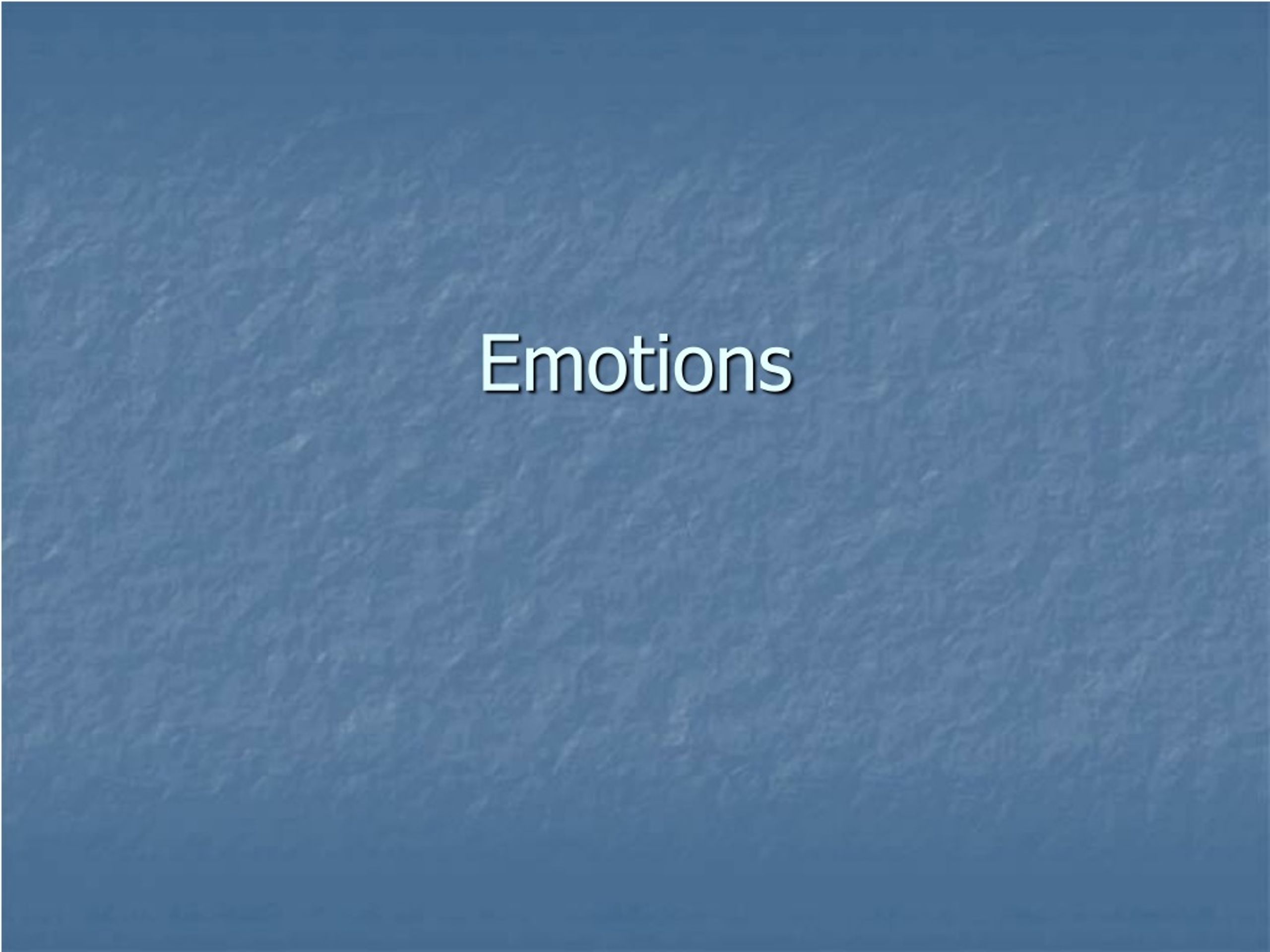 PPT - Emotions PowerPoint Presentation, free download - ID:9241953