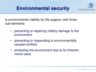 PPT - Environmental Security PowerPoint Presentation, free download ...
