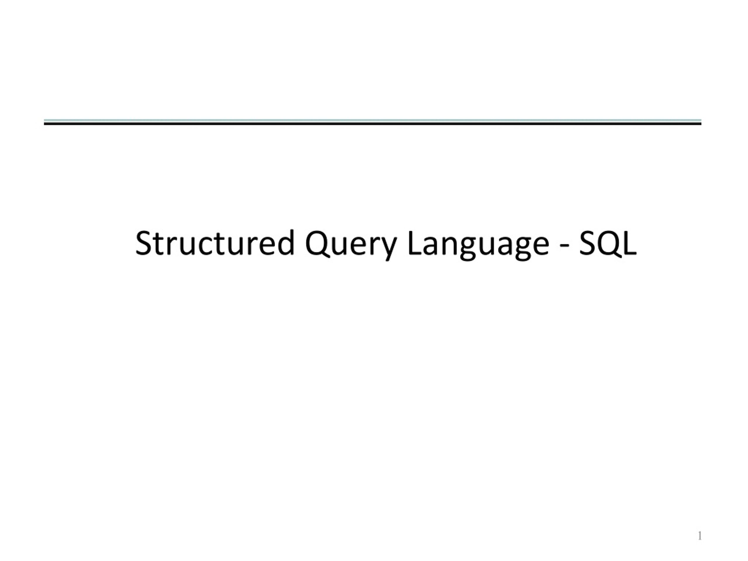 PPT - SQL: History, Importance & Components PowerPoint Presentation - ID:9245378