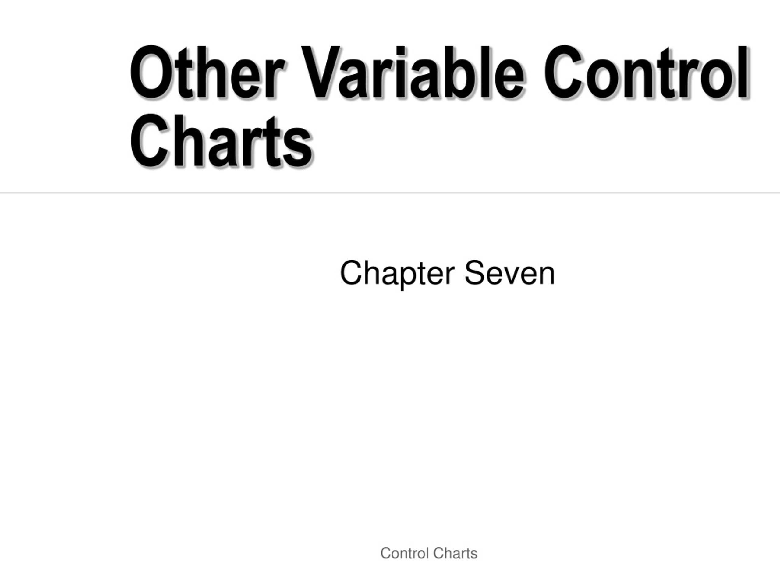 PPT - Comprehensive Guide to Control Charts: Understanding Options and ...