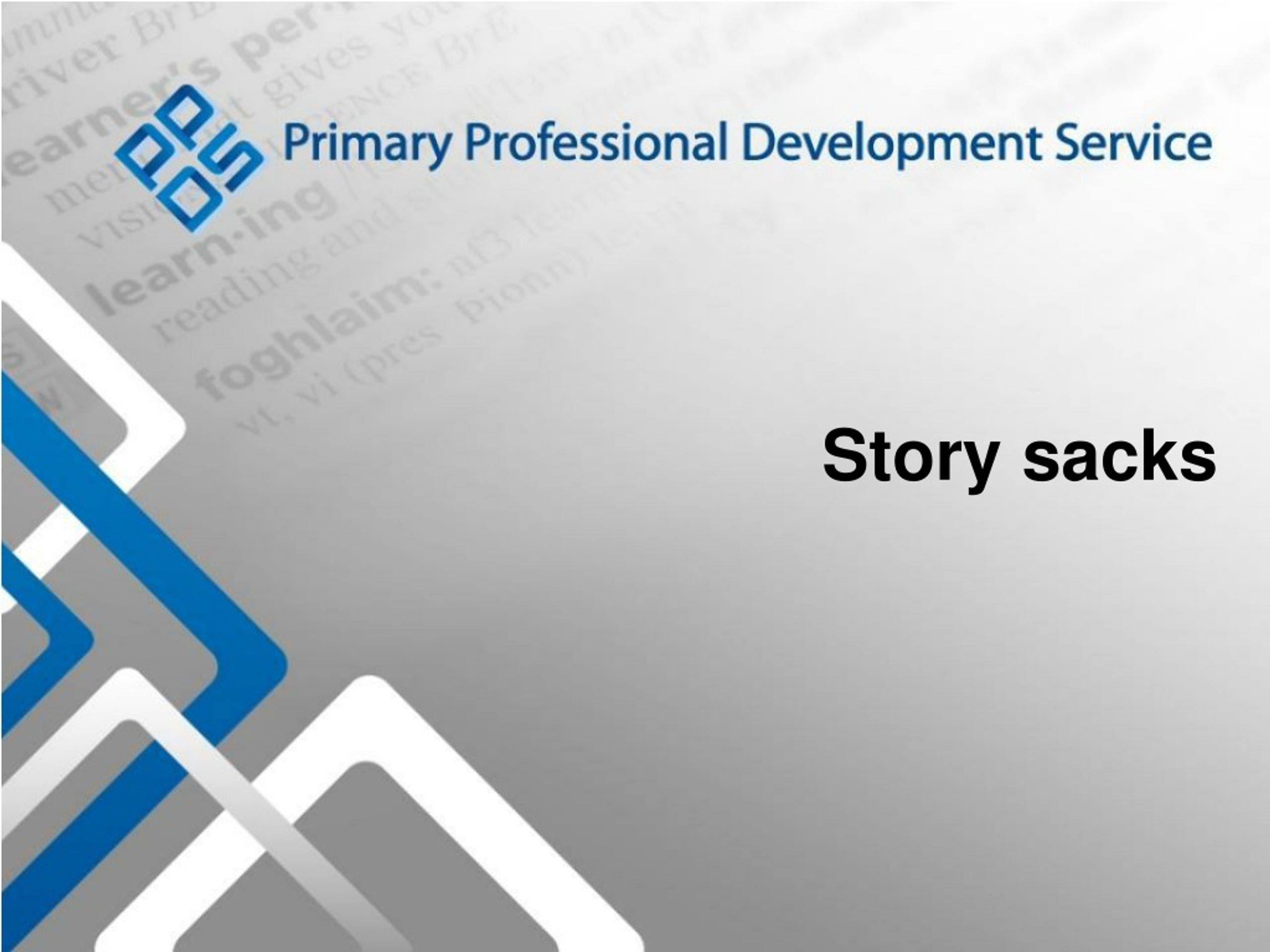 PPT - Story sacks PowerPoint Presentation, free download - ID:9249338