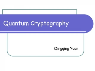 PPT - Quantum Cryptography PowerPoint Presentation, free download - ID ...