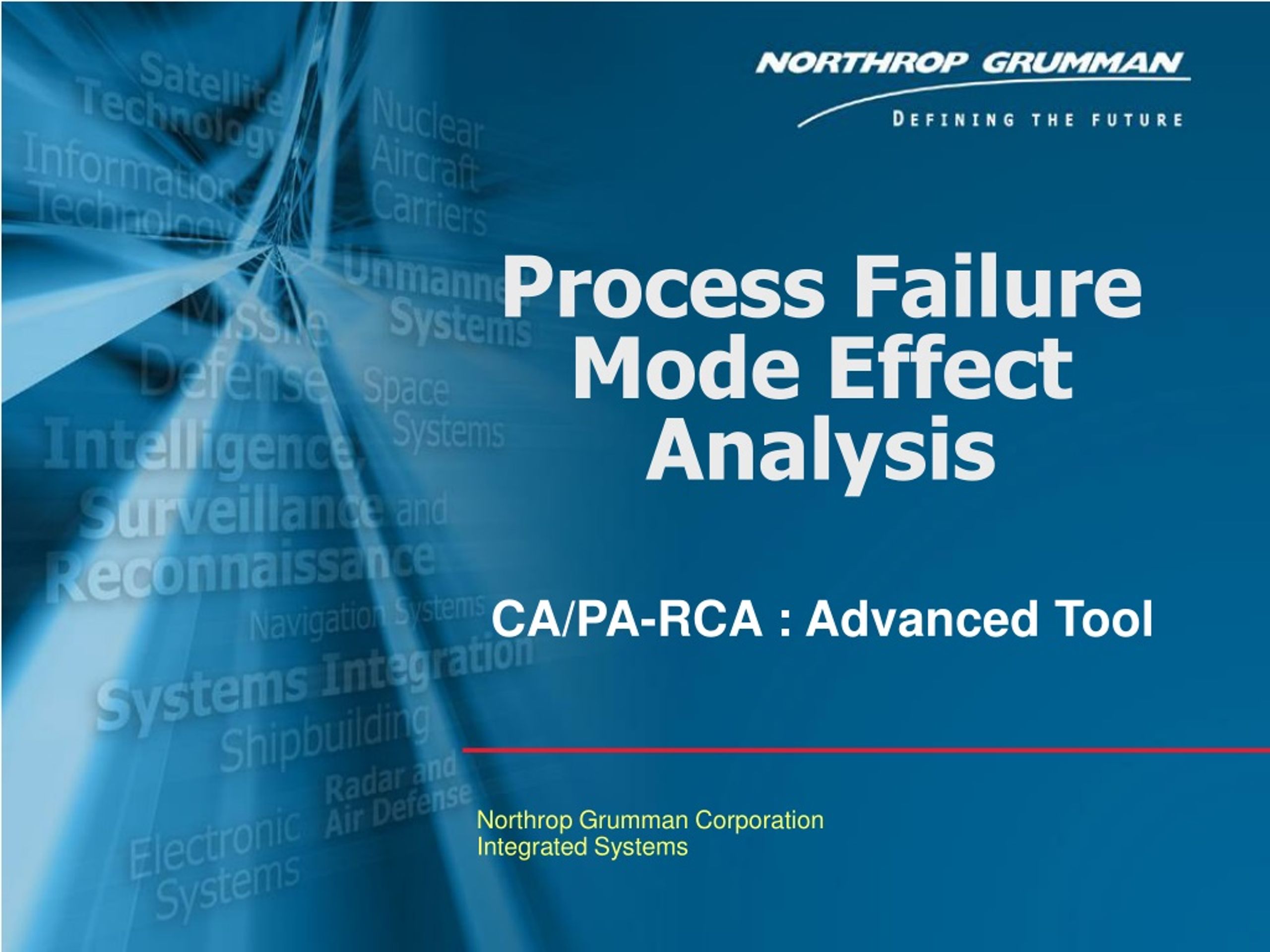 PPT - Process Failure Mode Effect Analysis PowerPoint Presentation ...