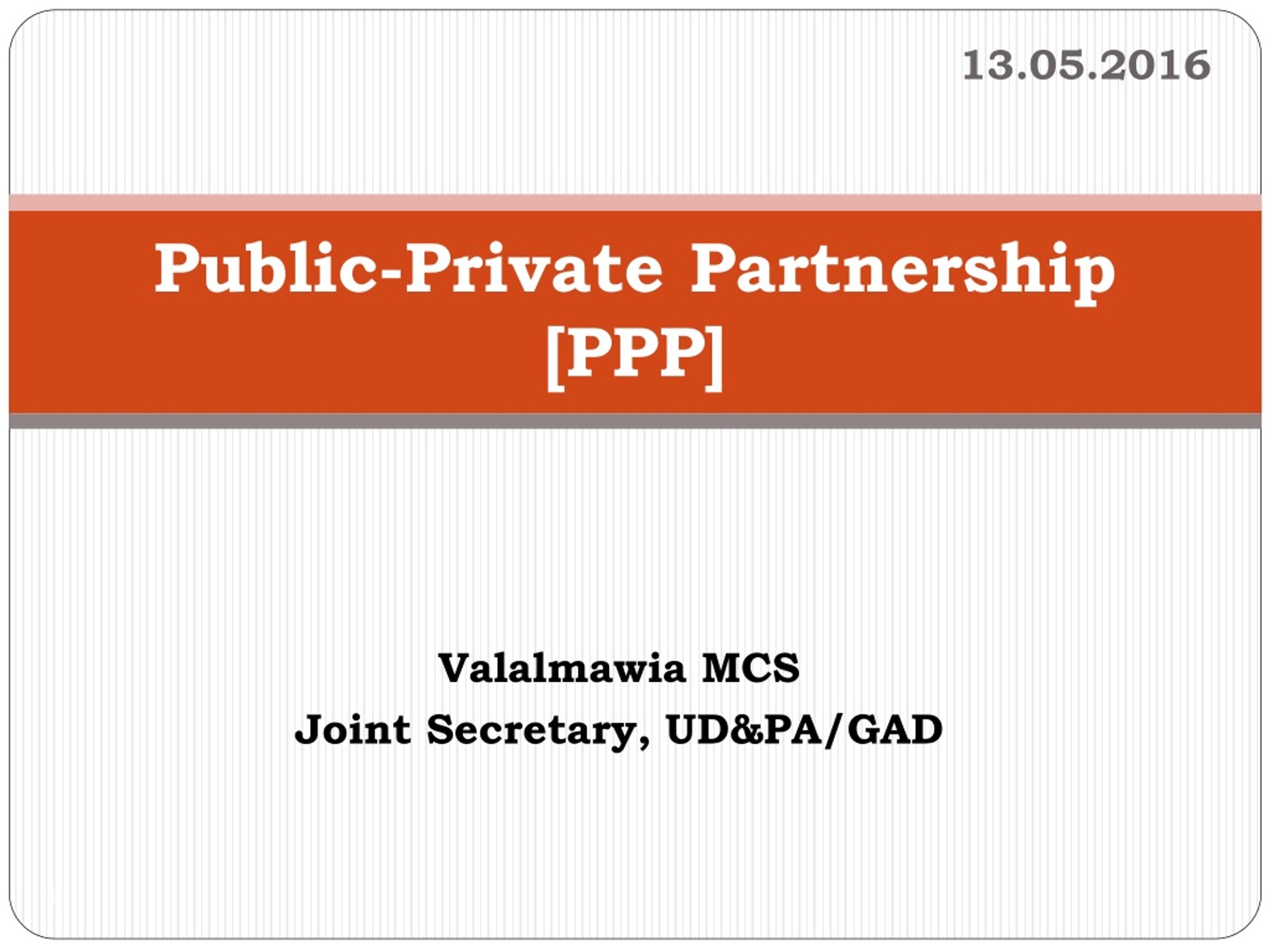 PPT - Public-Private Partnership [PPP] PowerPoint Presentation, free download - ID:9254163