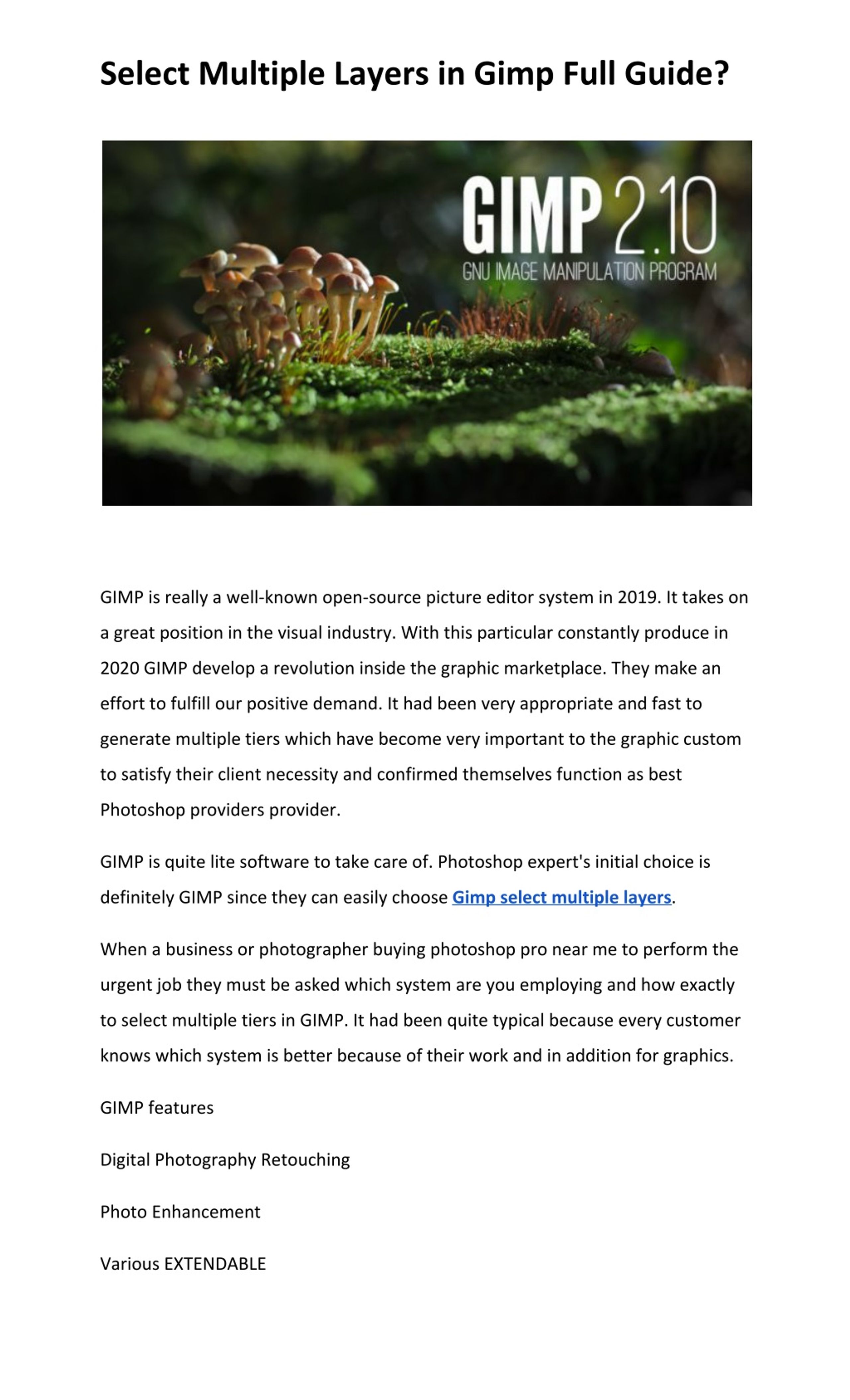PPT - Select Multiple Layers in Gimp Full Guide? PowerPoint ...