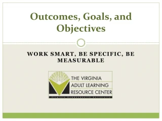 PPT - OBJECTIVES VS. OUTCOMES PowerPoint Presentation, free download ...