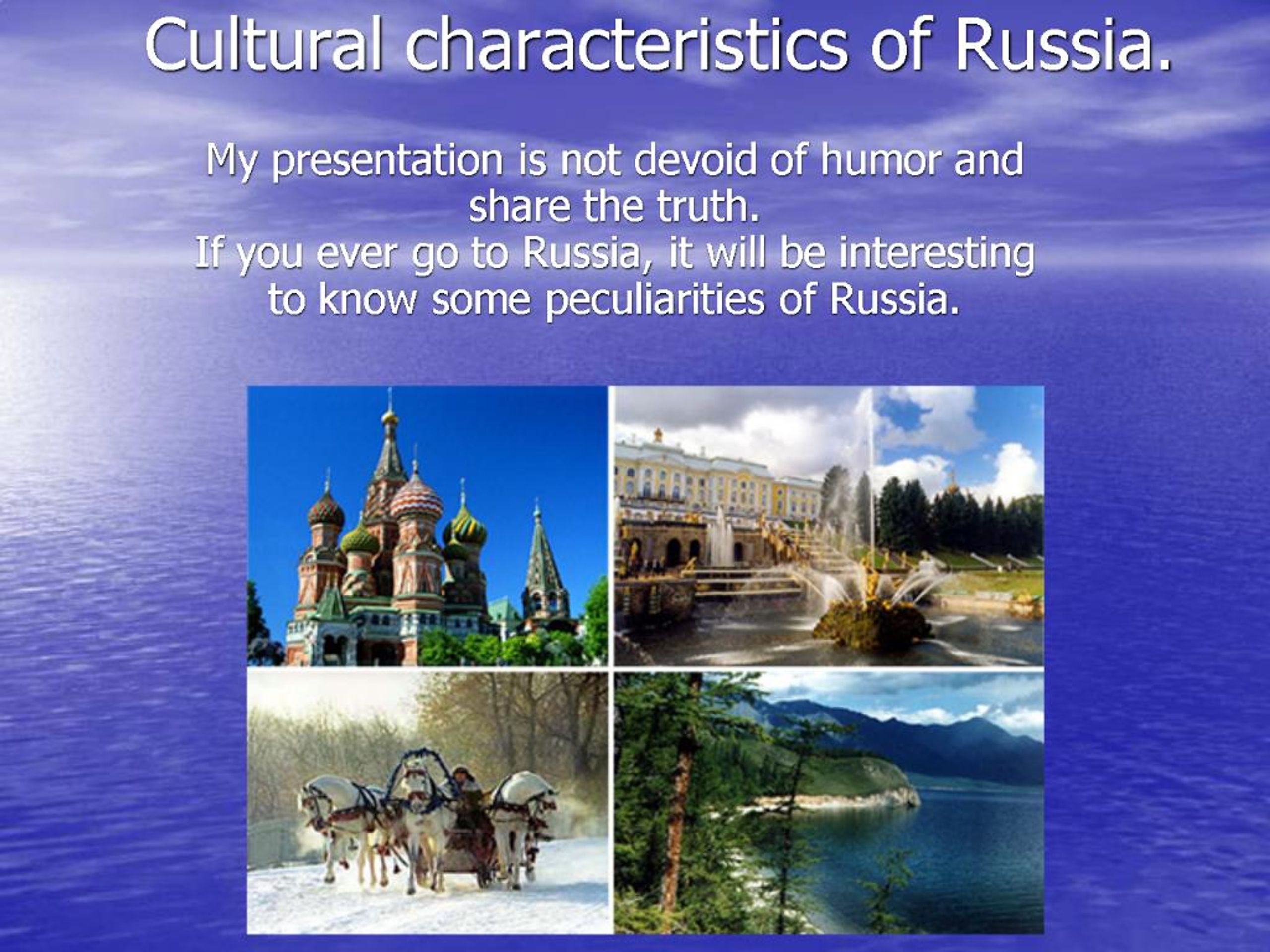 PPT - Cultural characteristics of Russia. PowerPoint Presentation, free ...