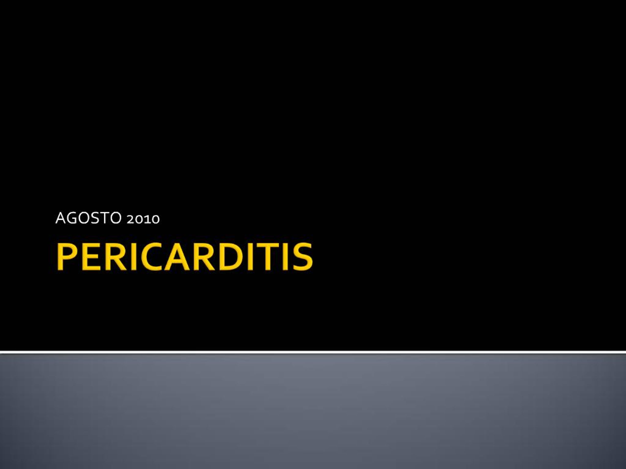 PPT - PERICARDITIS PowerPoint Presentation, free download - ID:935081