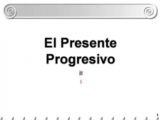 PPT - El Presente Progresivo PowerPoint Presentation, free download ...