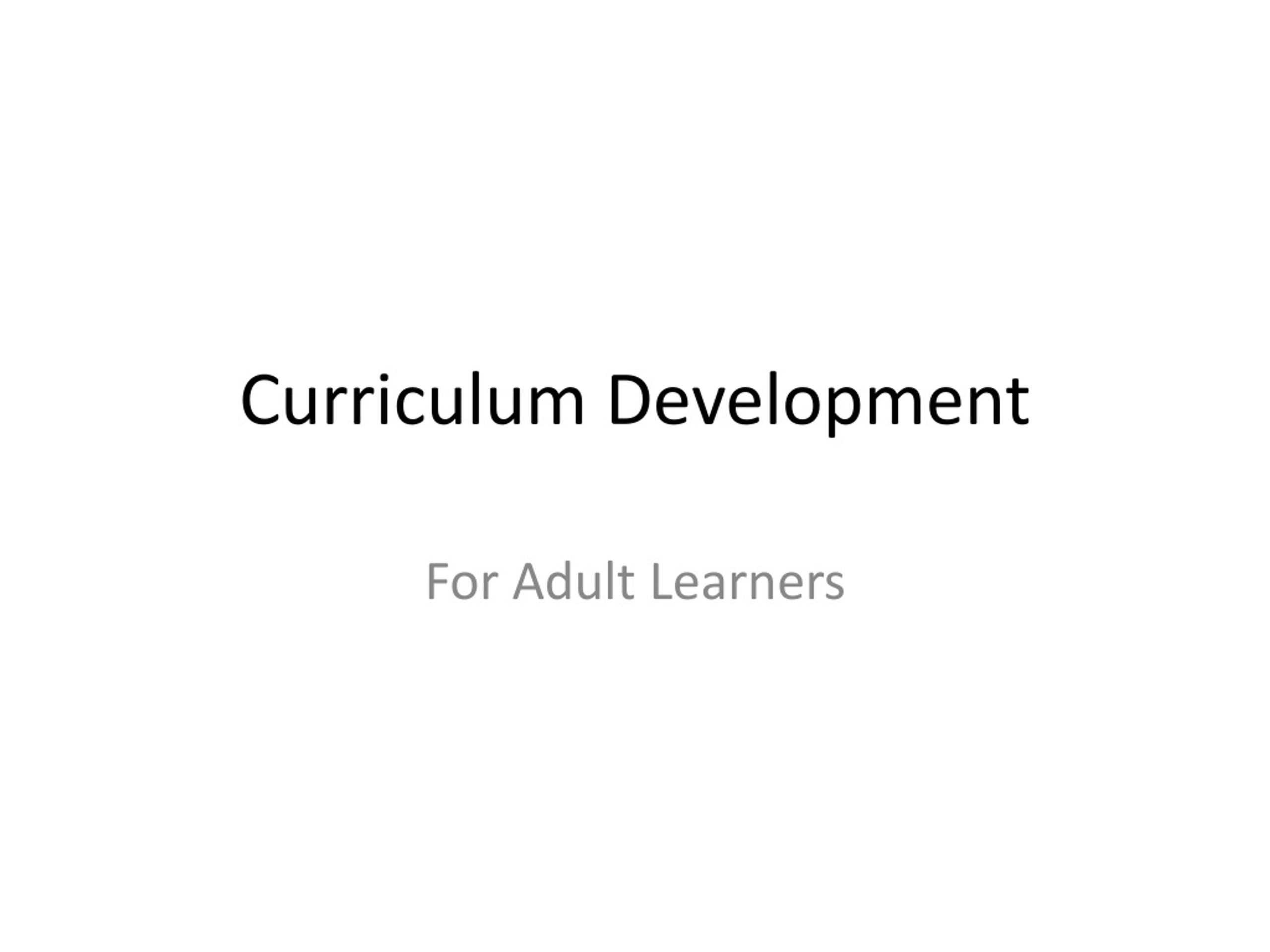 PPT - Curriculum Development PowerPoint Presentation, free download ...