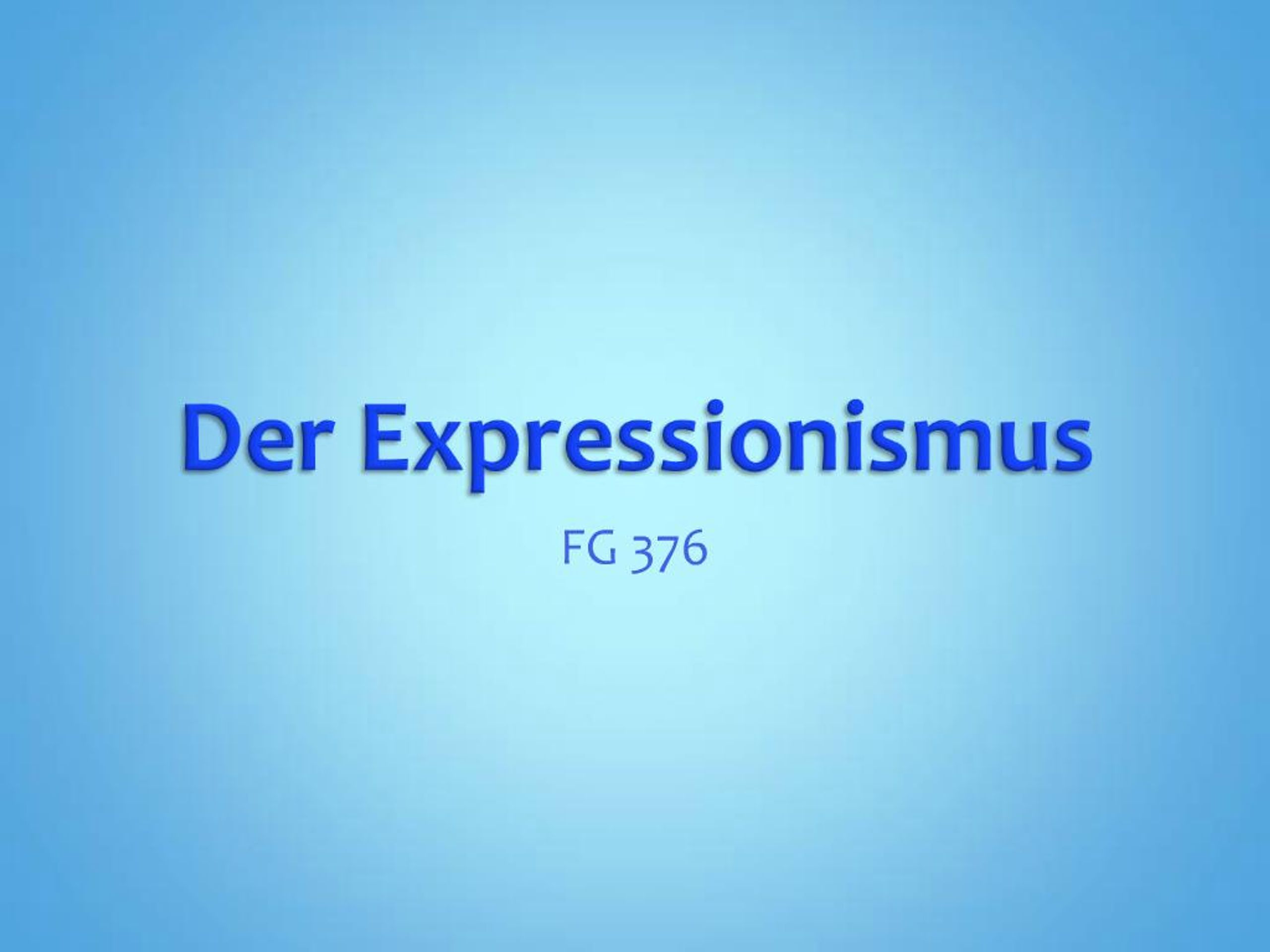 PPT - Der Expressionismus PowerPoint Presentation, free download - ID:940143
