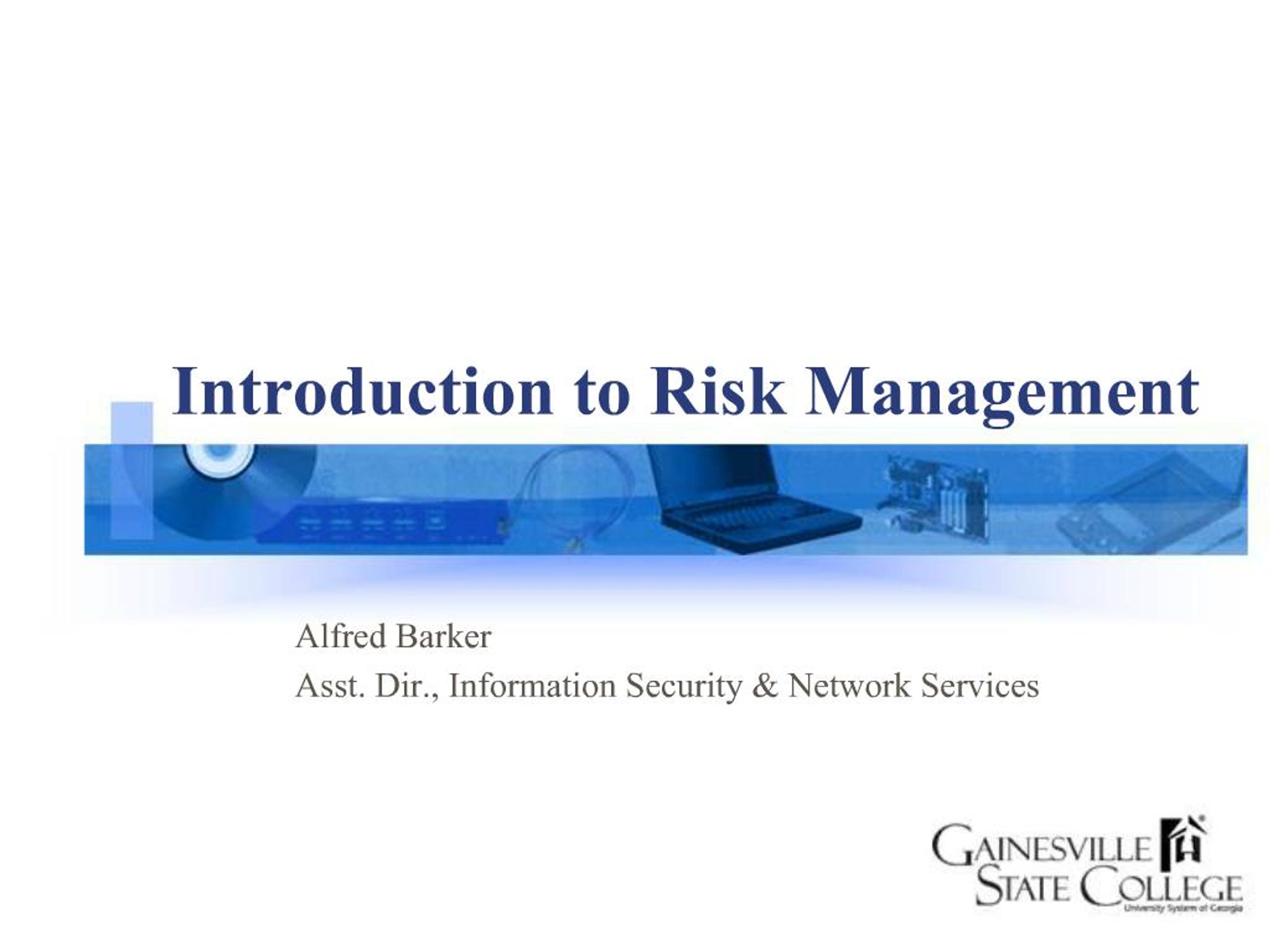 PPT - Introduction to Risk Management PowerPoint Presentation, free ...