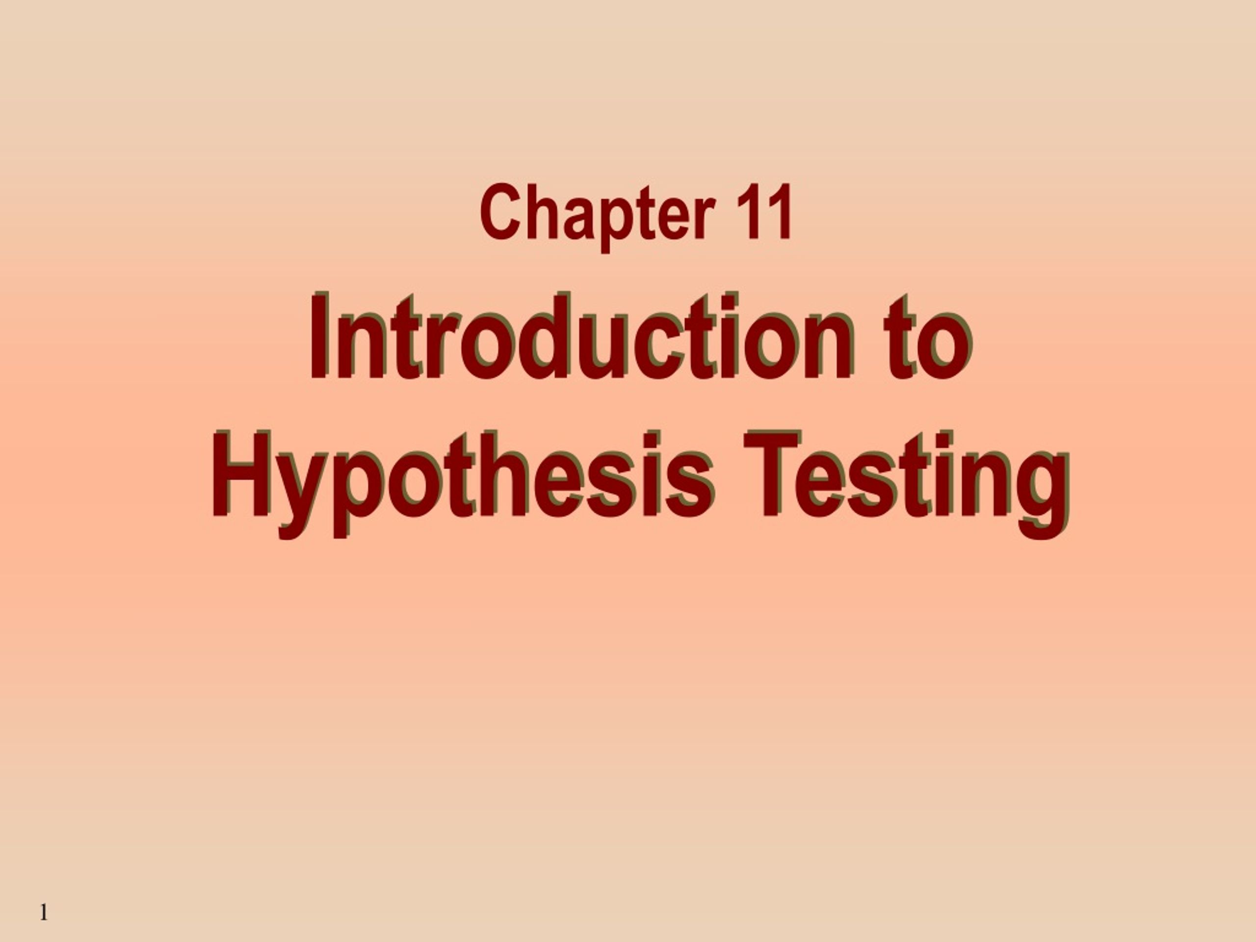 PPT - Introduction to Hypothesis Testing PowerPoint Presentation, free ...