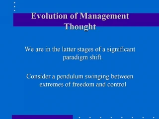 PPT - Evolution of management PowerPoint Presentation, free download ...