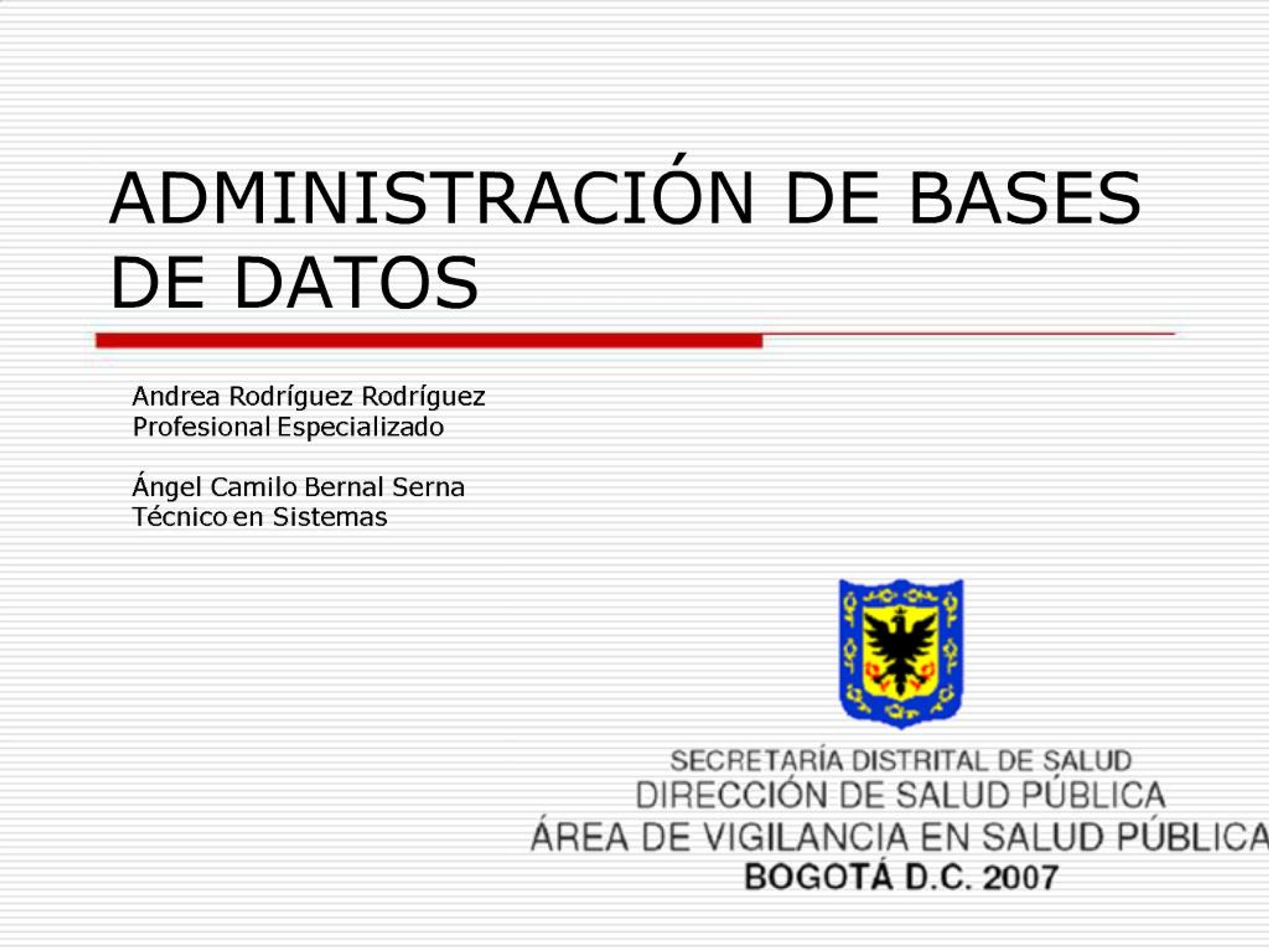 PPT - ADMINISTRACI N DE BASES DE DATOS PowerPoint Presentation, free download - ID:964800