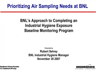 PPT - Personal Air Sampling PowerPoint Presentation, free download - ID ...