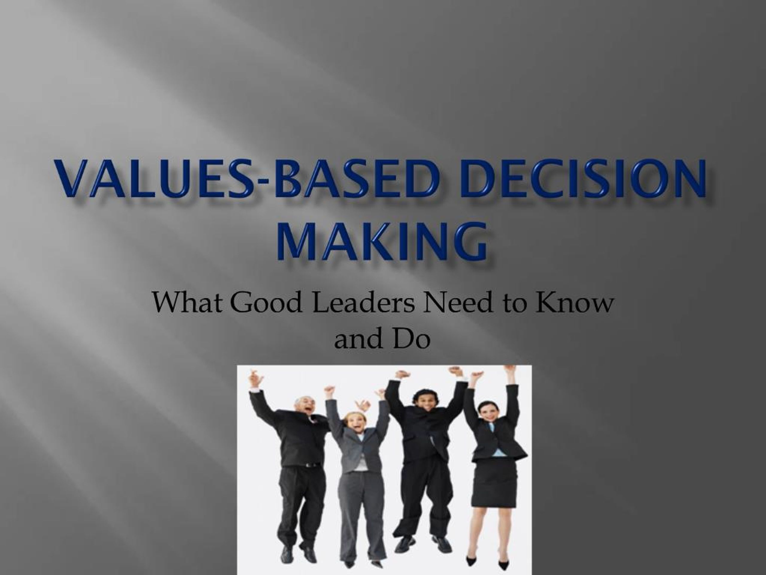 Ppt Values Based Decision Making Powerpoint Presentation Free