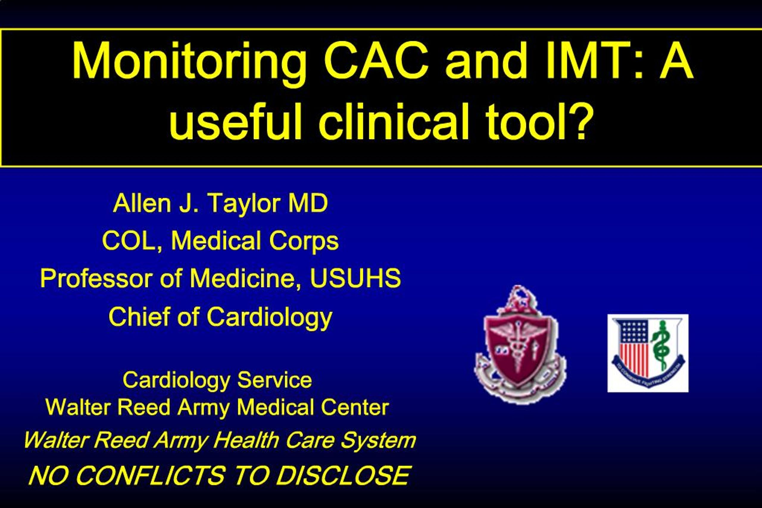PPT - Monitoring CAC and IMT: A useful clinical tool PowerPoint ...