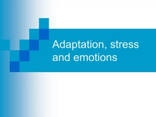 PPT - STRESS AND ADAPTATION PowerPoint Presentation, free download - ID ...