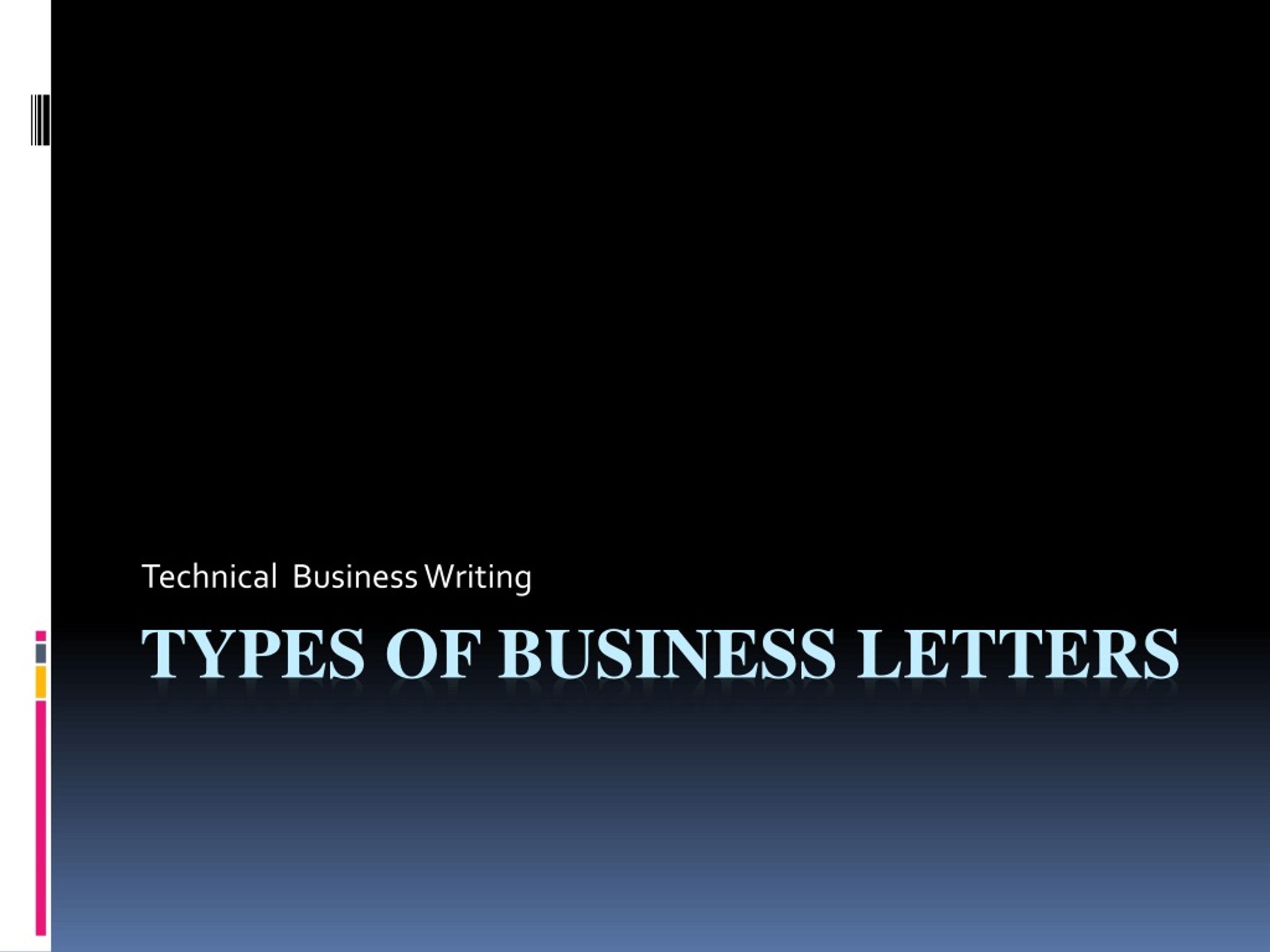 PPT - TYPES OF BUSINESS LETTERS PowerPoint Presentation, free download ...