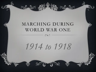 PPT - Marching Toward War PowerPoint Presentation, free download - ID ...