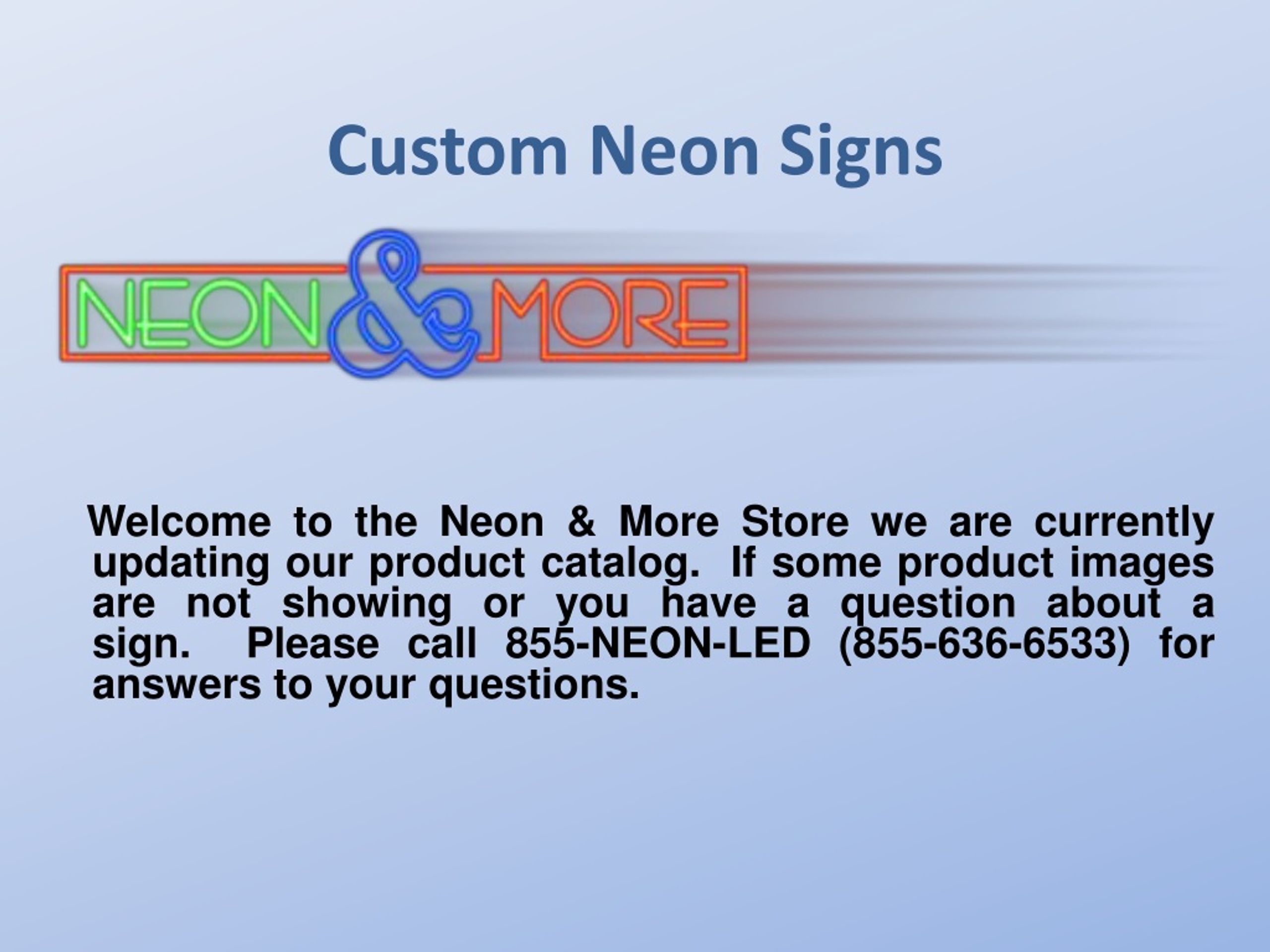 PPT - Custom Neon Signs PowerPoint Presentation, free download - ID:986073