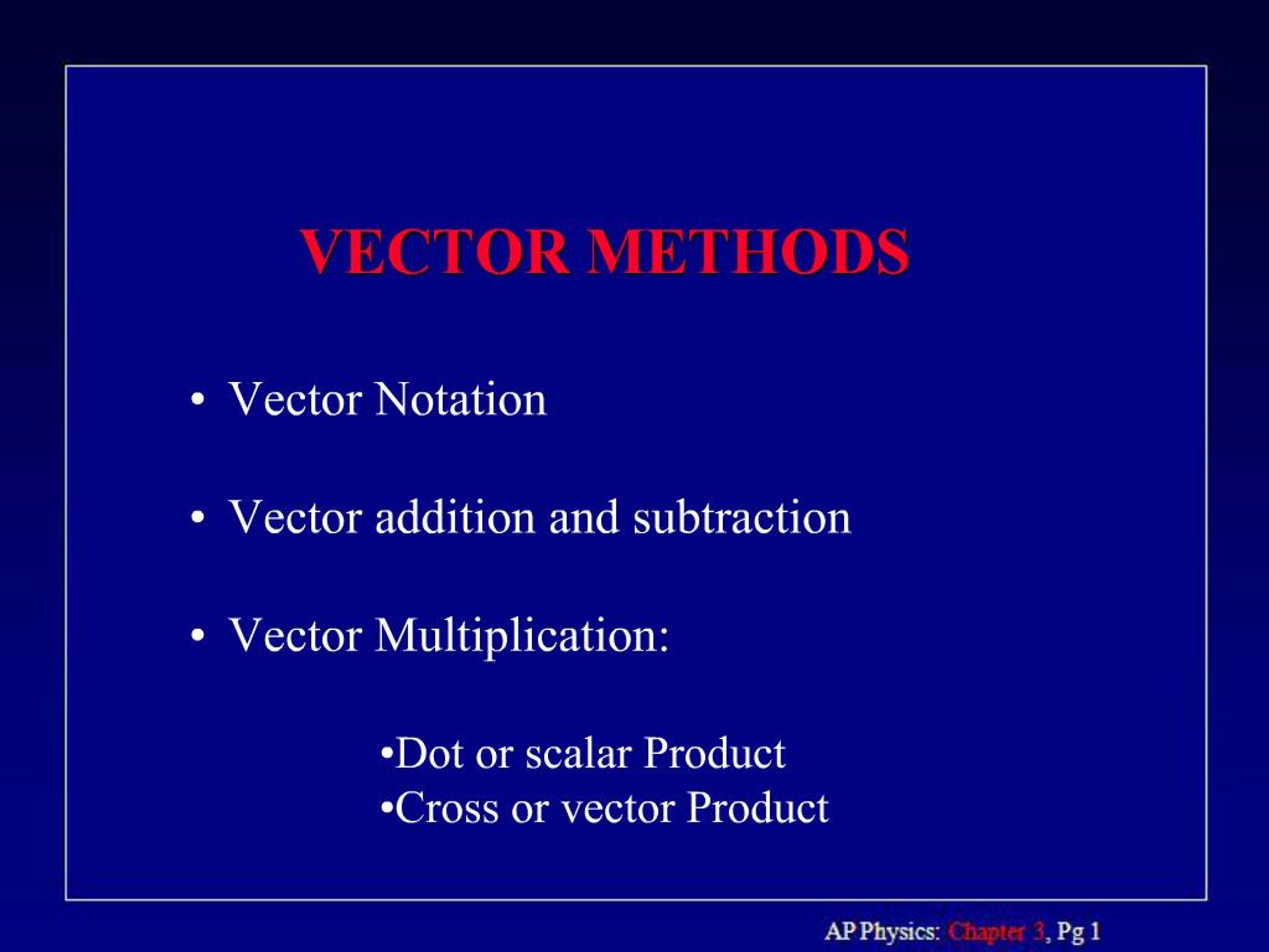 PPT - Vector Methods with Unit Vectors PowerPoint Presentation, free ...