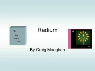 PPT - Radium PowerPoint Presentation, free download - ID:2424142