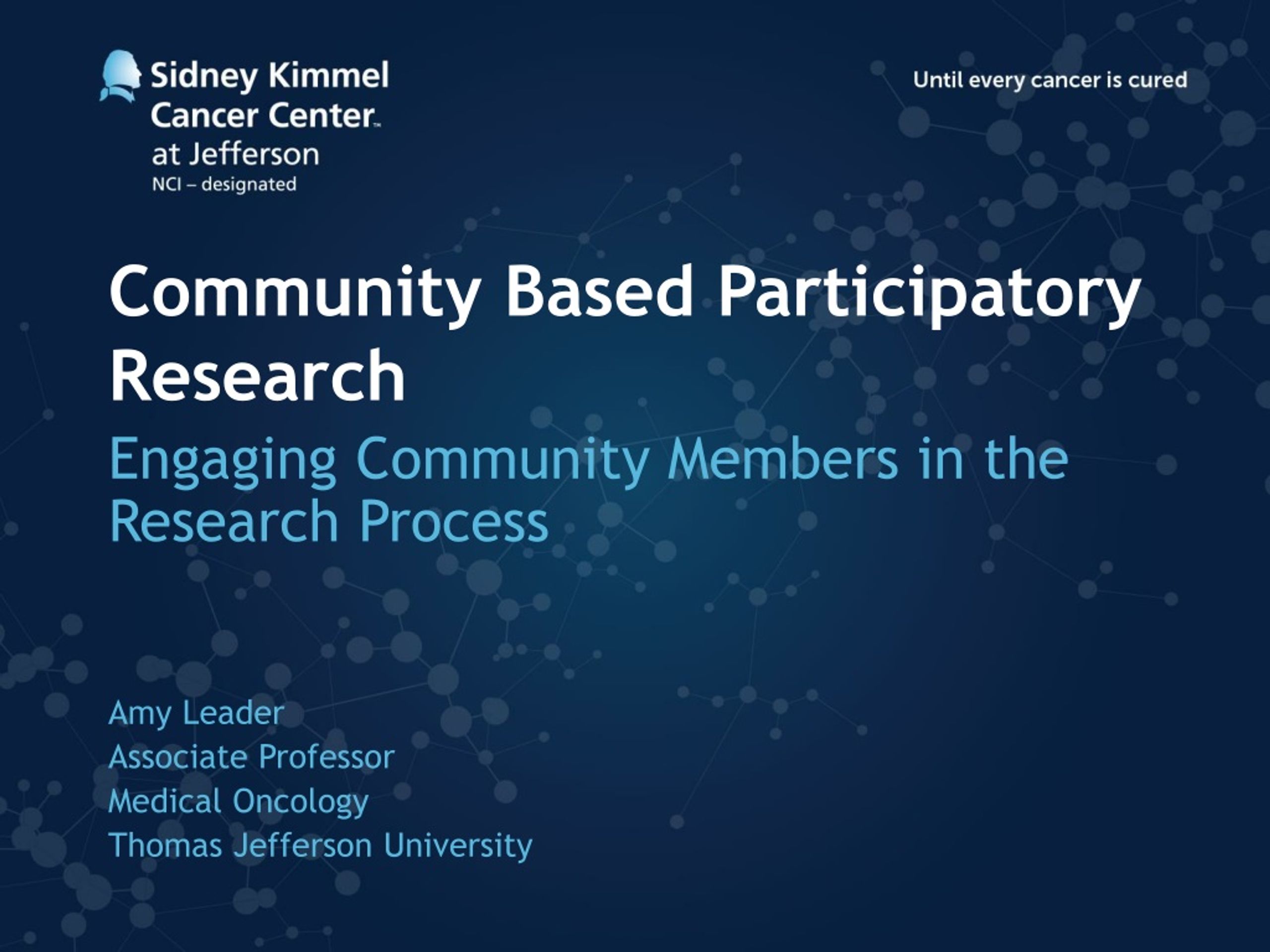 PPT - Community Based Participatory Research PowerPoint Presentation ...