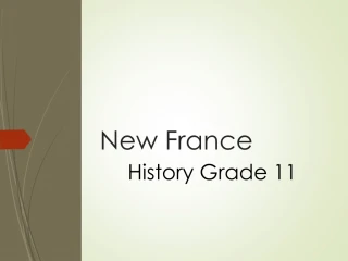 PPT - New France PowerPoint Presentation, free download - ID:7098037