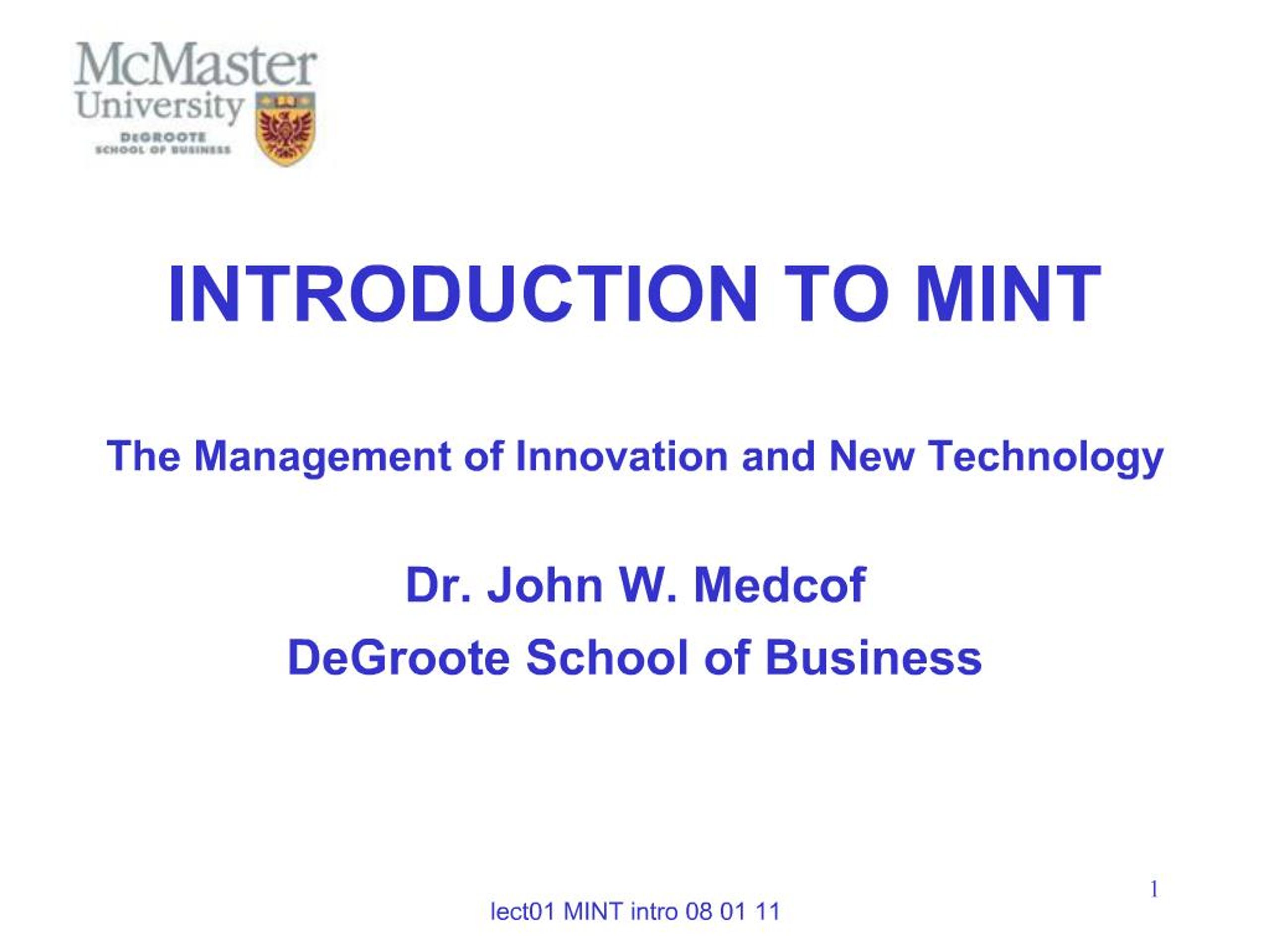 PPT - INTRODUCTION TO MINT PowerPoint Presentation, free download - ID ...