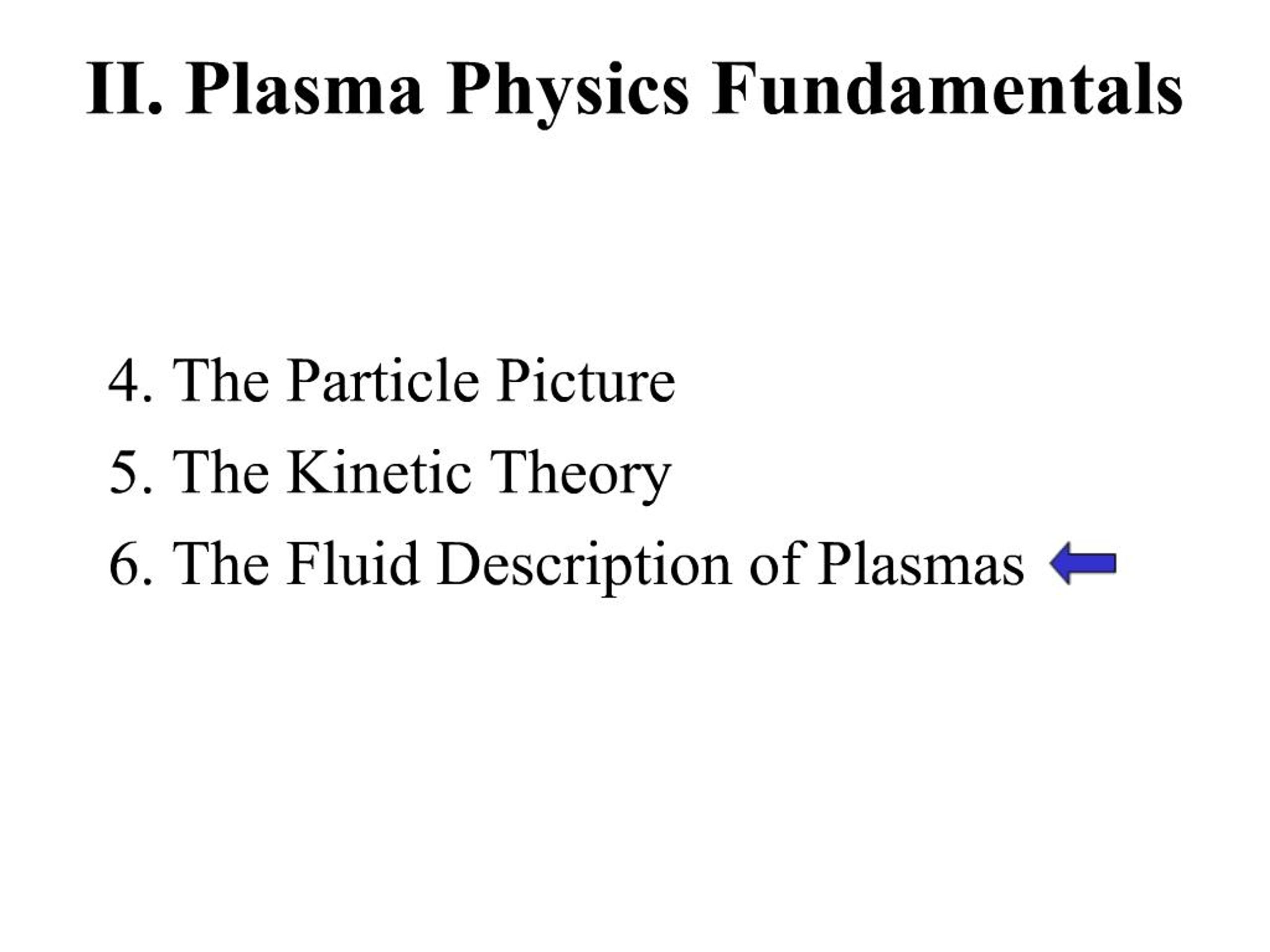 PPT - II. Plasma Physics Fundamentals PowerPoint Presentation, free ...